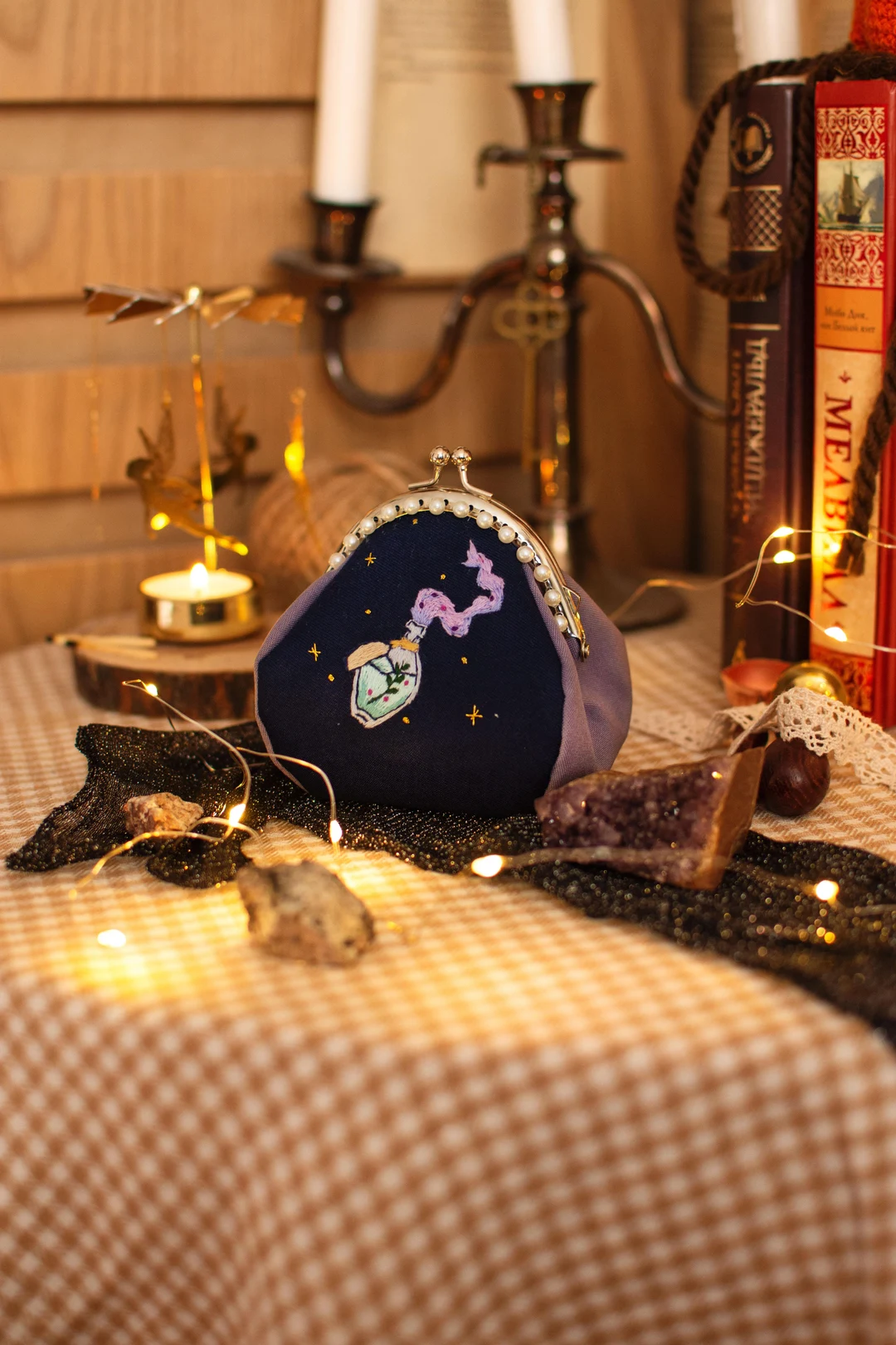 Witch purse, me, hand embroidery, 2022 | Scrolller