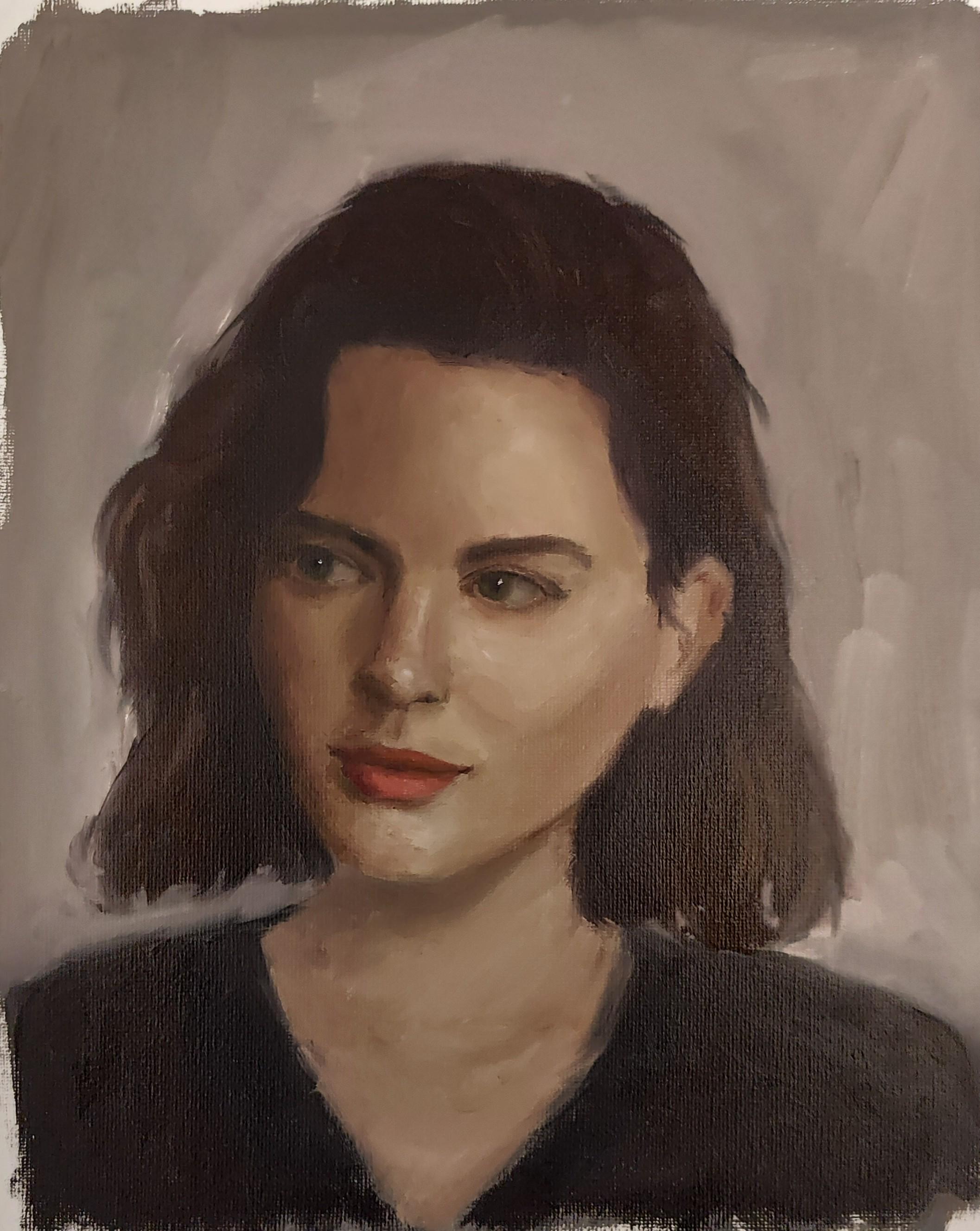 Oil Portrait Study Scrolller