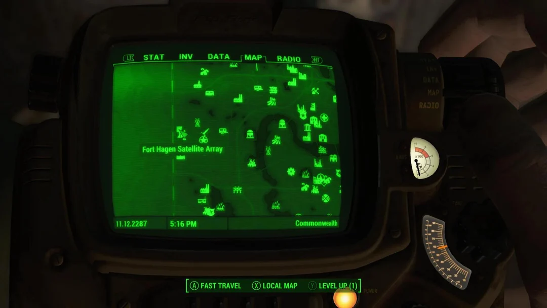 Lore question. How does the map work if the pipboy doesn’t have an analog stick? | Scrolller