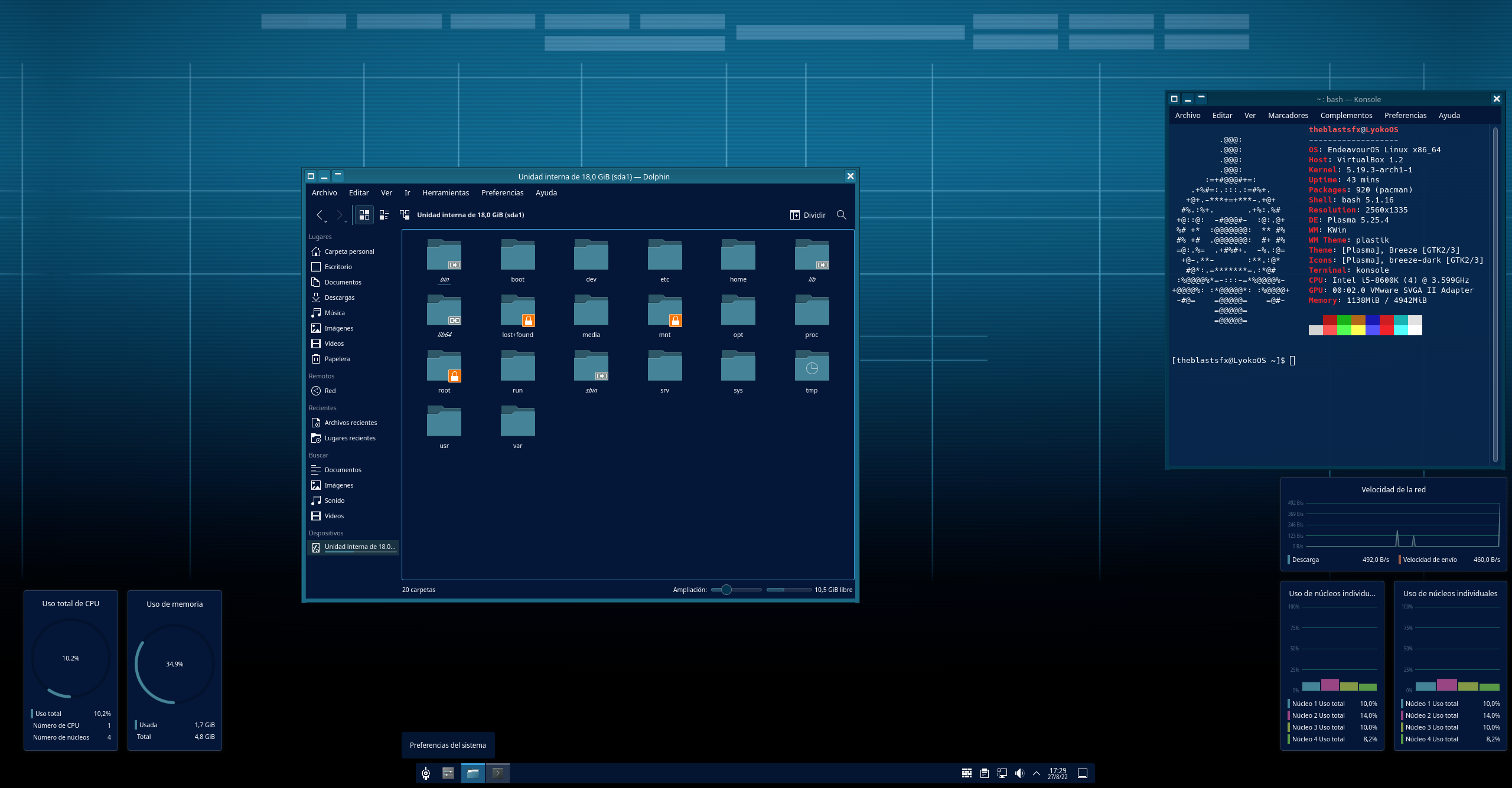 [KDE] Code Lyoko inspired super computer interface in EndeavourOS | Scrolller