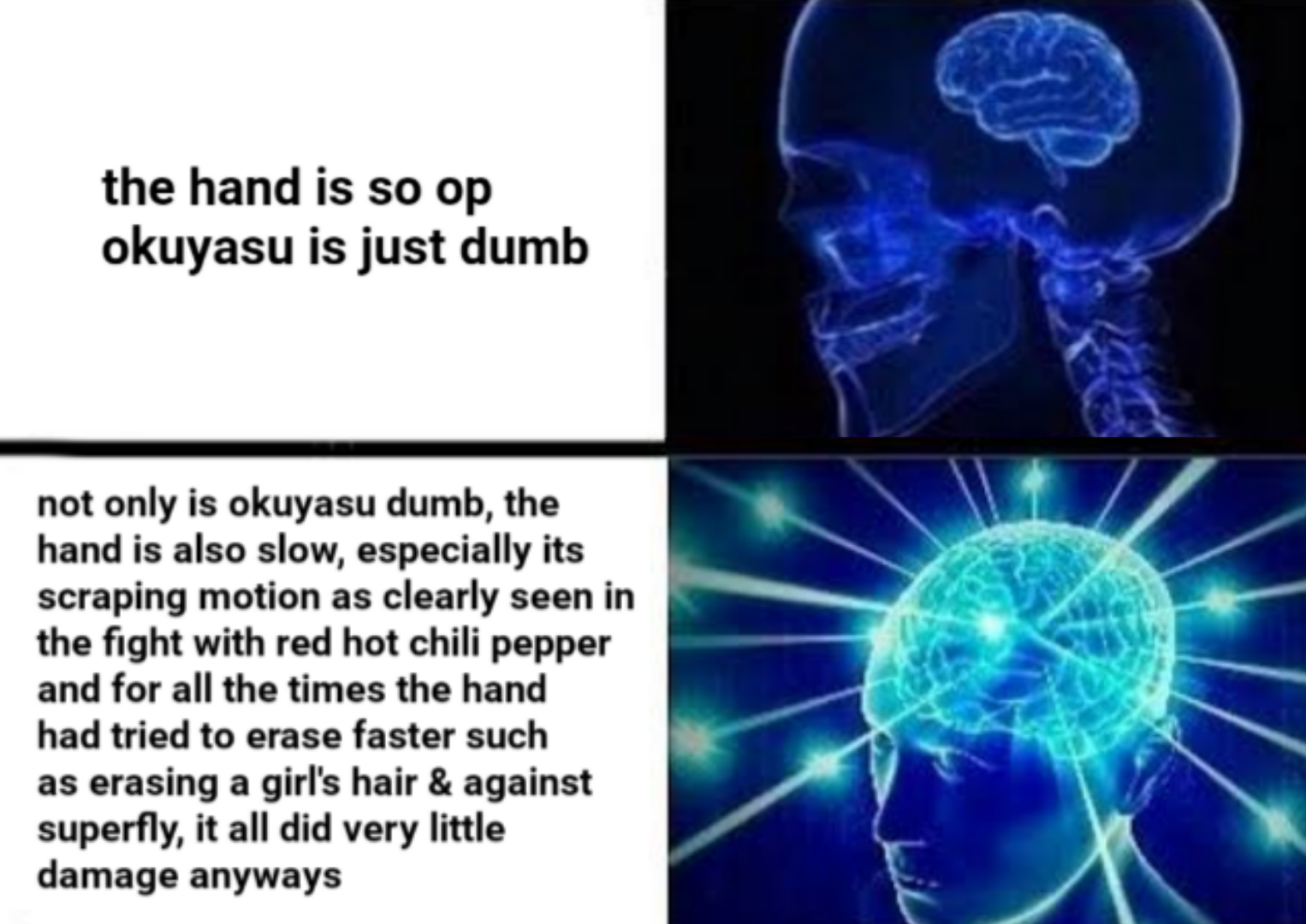 and some still think okuyasu was the only issue | Scrolller