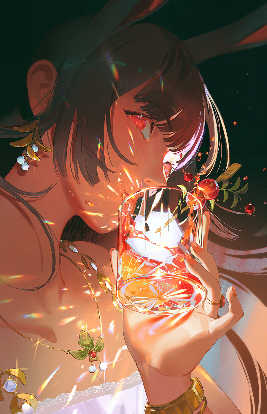 Berries and Bourbon by Airi Pan | Scrolller