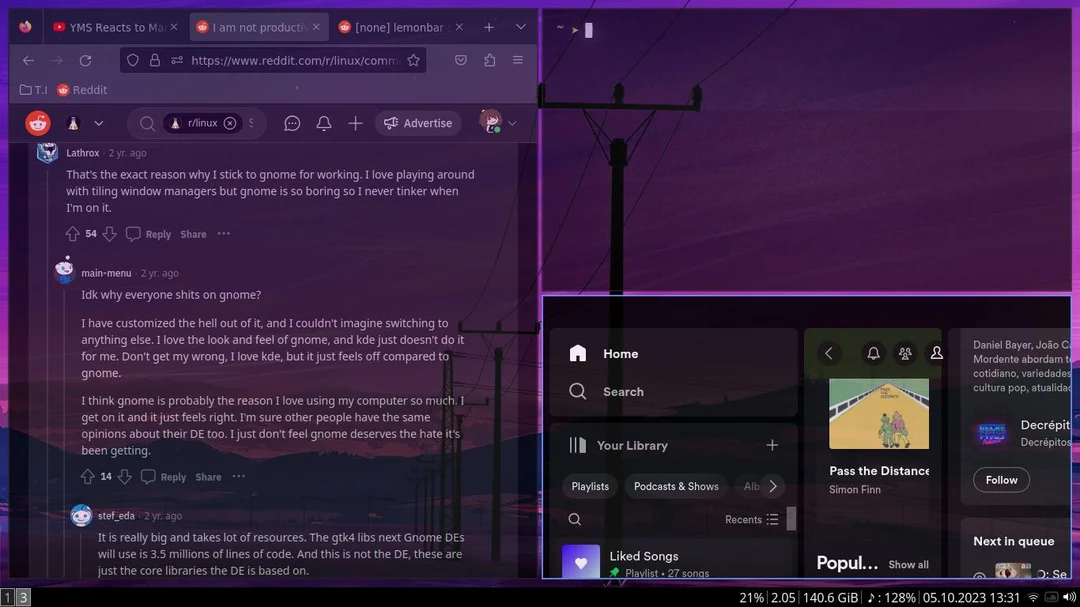 [i3wm] My first ricing | Scrolller