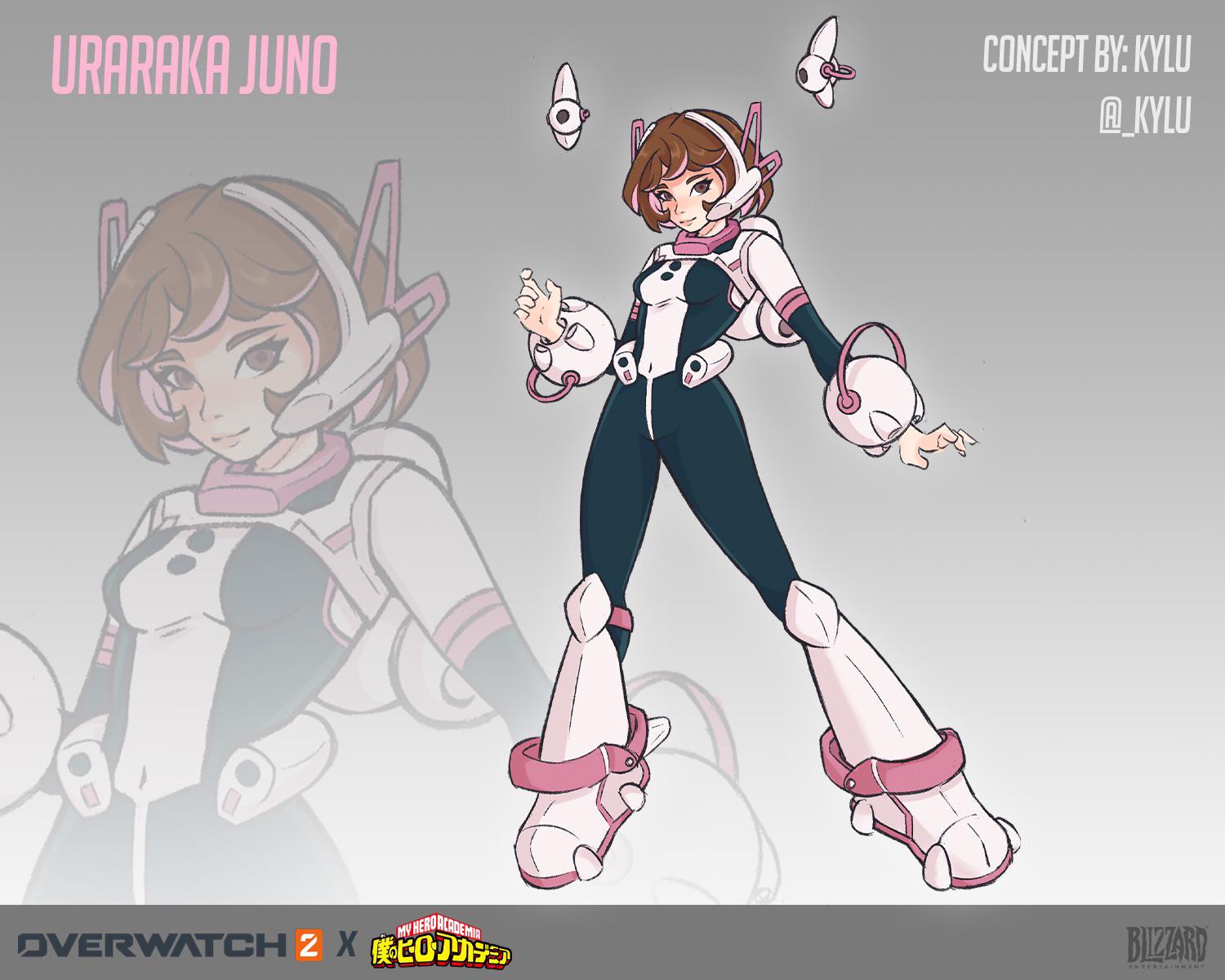 Discover more like Overwatch: Overwatch x MHA Skin Concept: Uraraka Juno! and Related Content ...