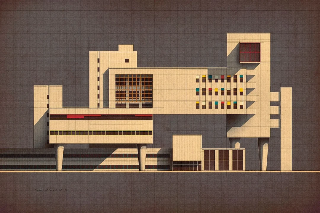 Fictional Facade No.20 by Sander Patelski | Scrolller