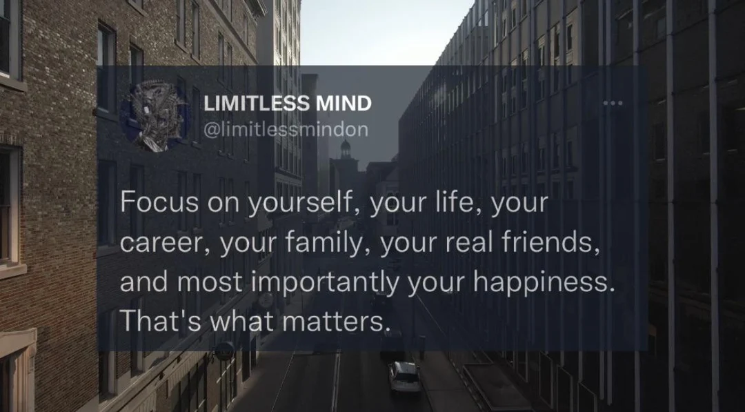 Focus on what matters to you! | Scrolller