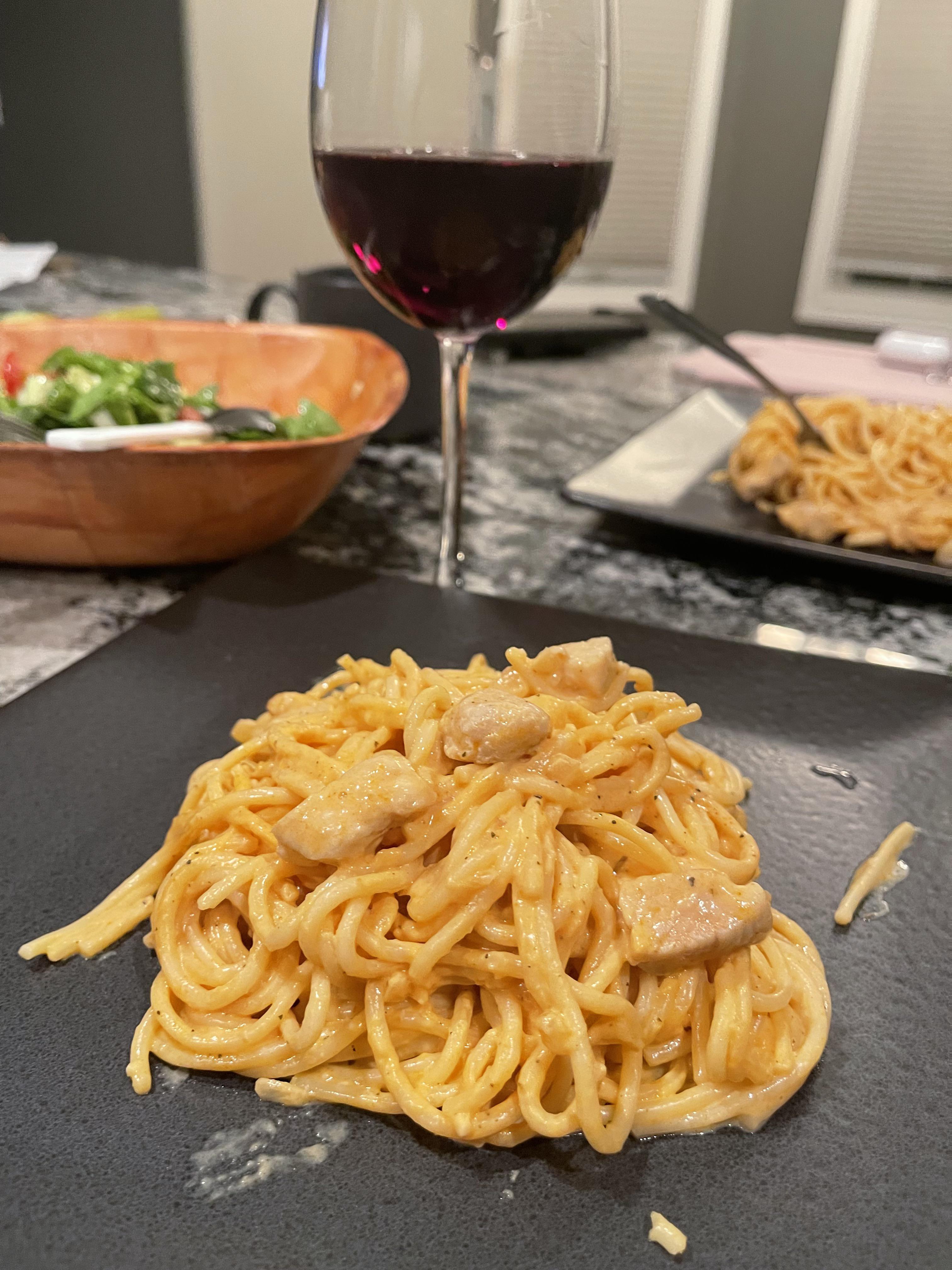 [Homemade]cream pasta | Scrolller