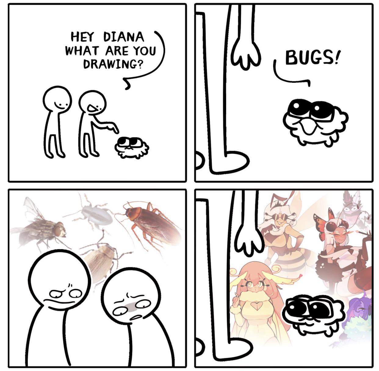 Bugs girls...? | Scrolller