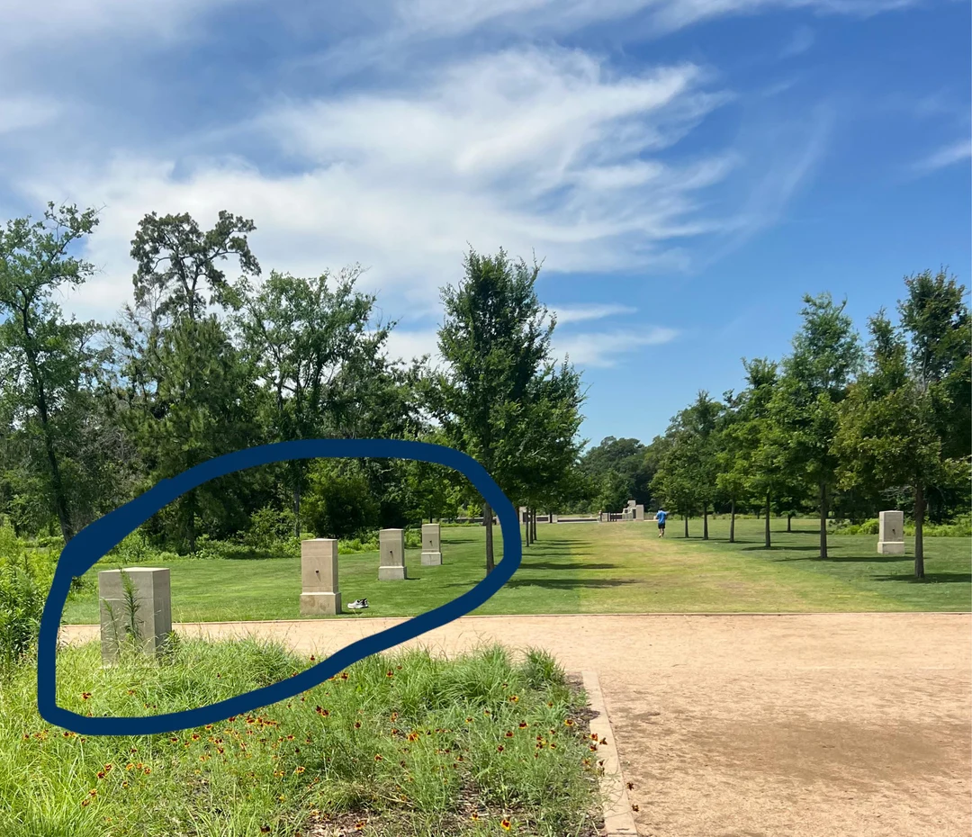 Are the concrete bollards at Memorial Park purely aesthetic? | Scrolller