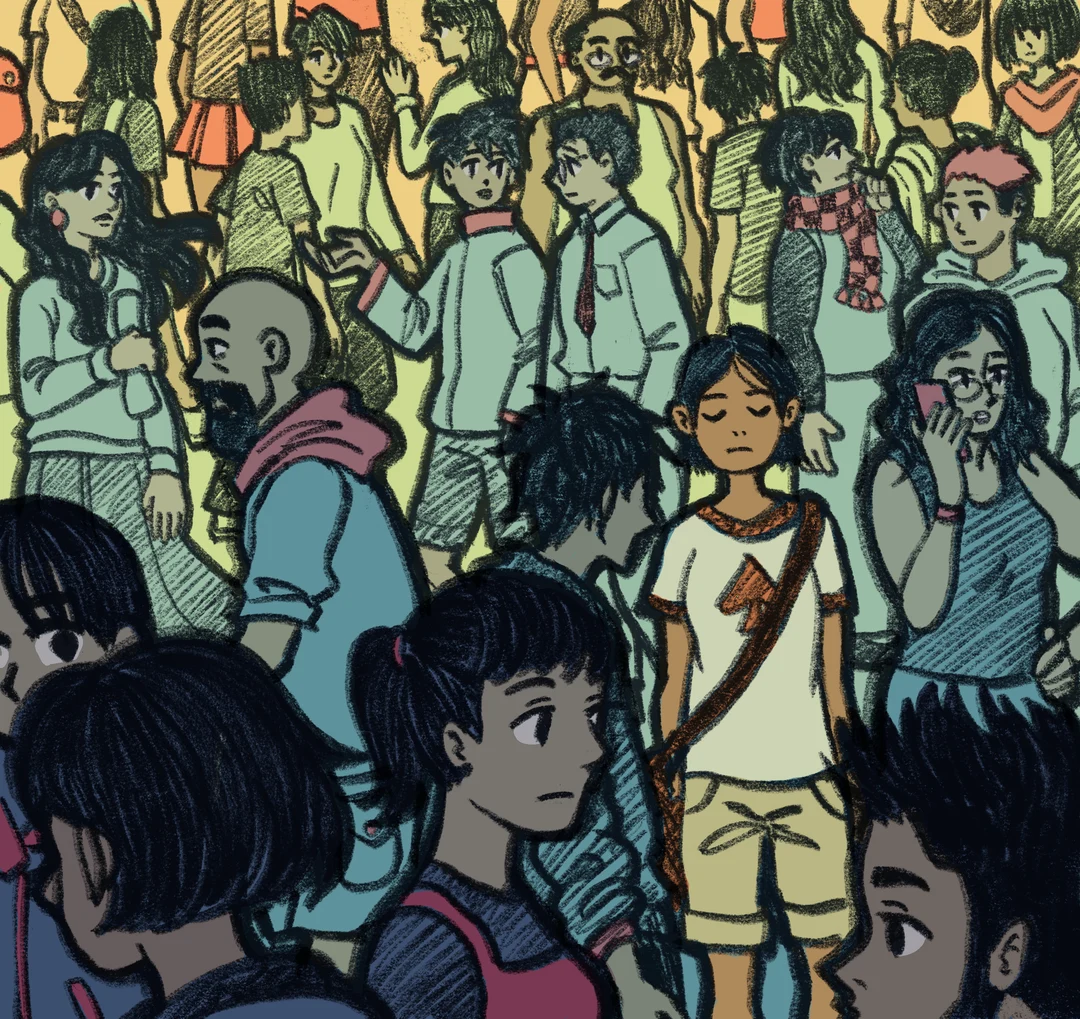 Blinking In A Crowd, u/inazumaniac, Digital, 2024 | Scrolller