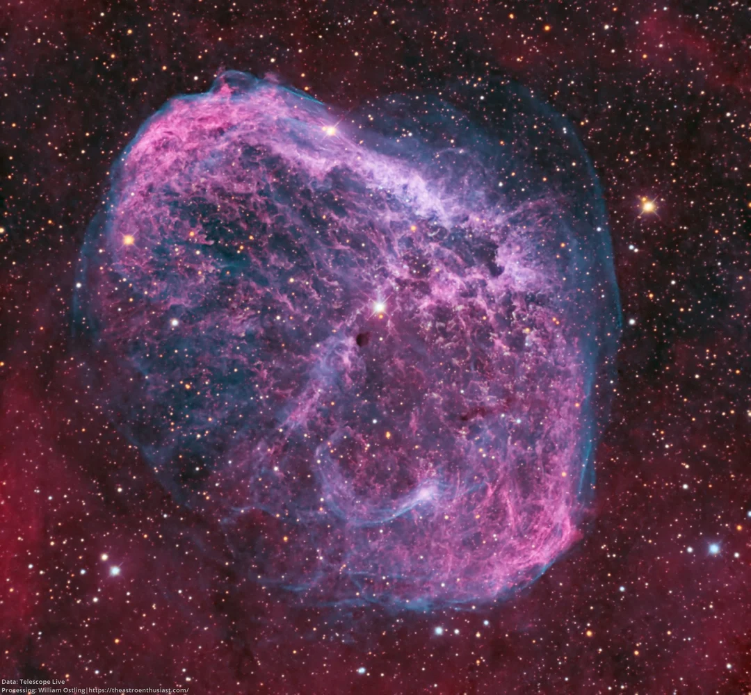 NGC 6888: The Crescent Nebula | Scrolller