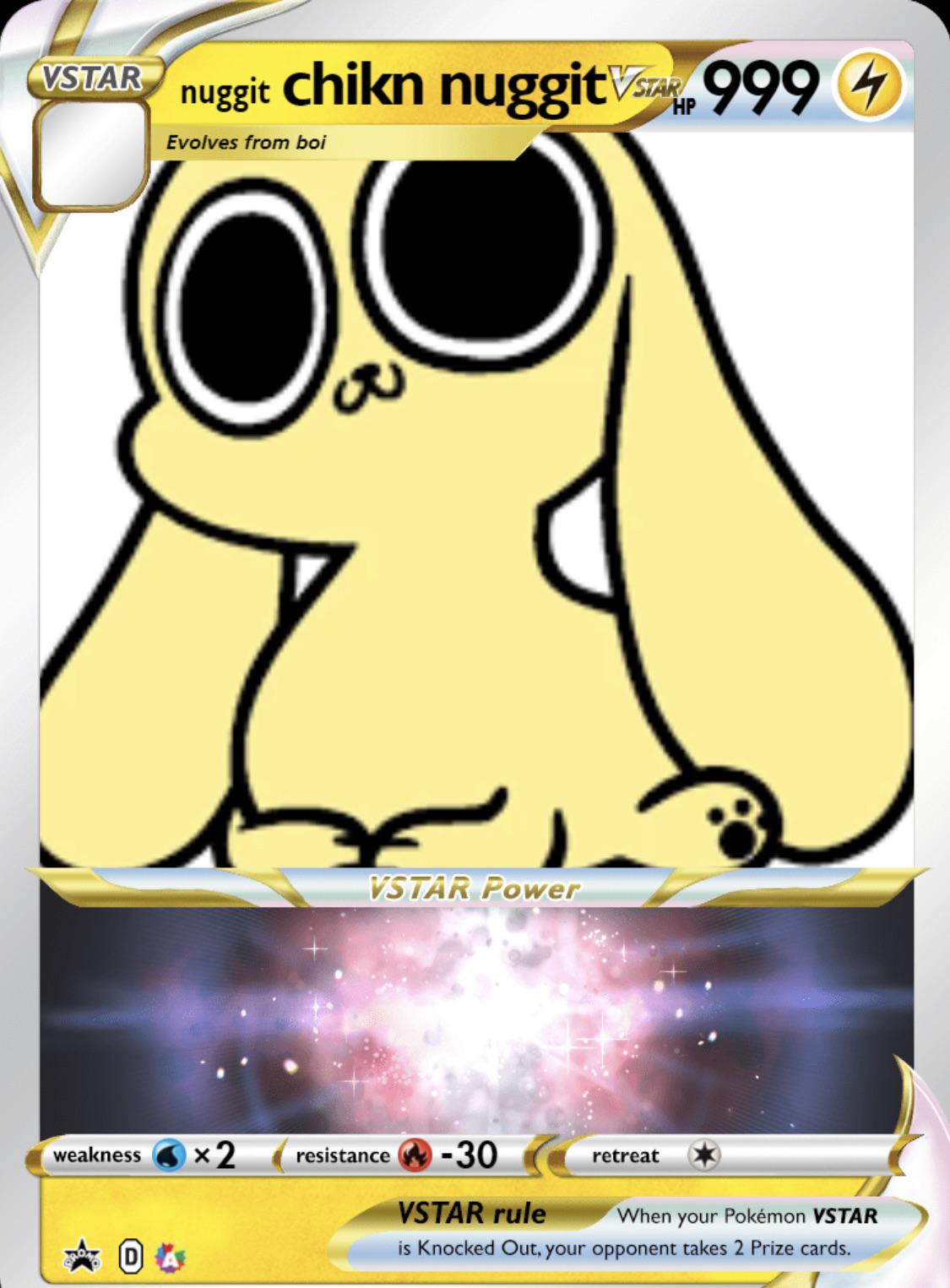 GUYS I GOT THE CHIKN NUGGIT CARD | Scrolller