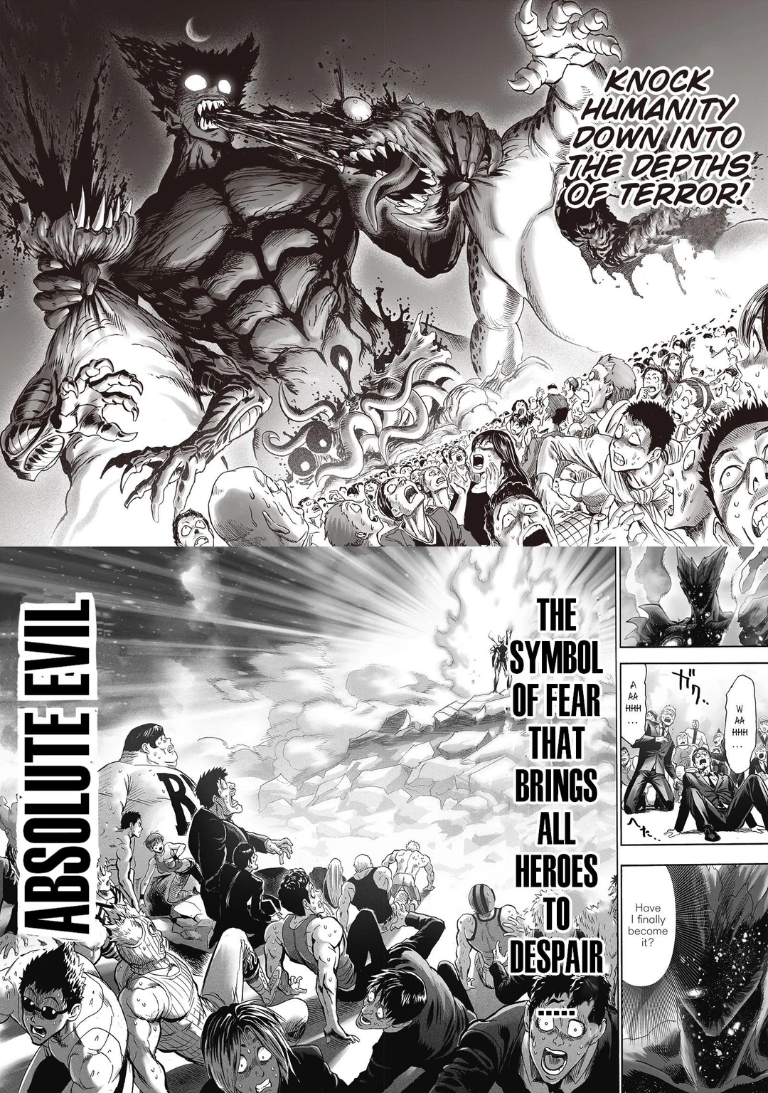 29 chapters later… Garou became Despair. | Scrolller