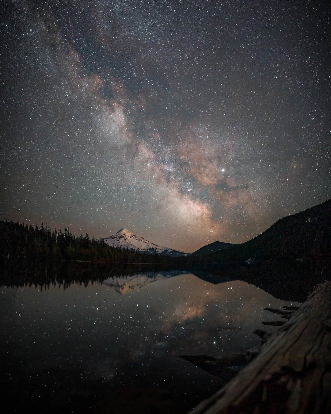Trillium Lake, Oregon [OC] [2160x2700] | Scrolller