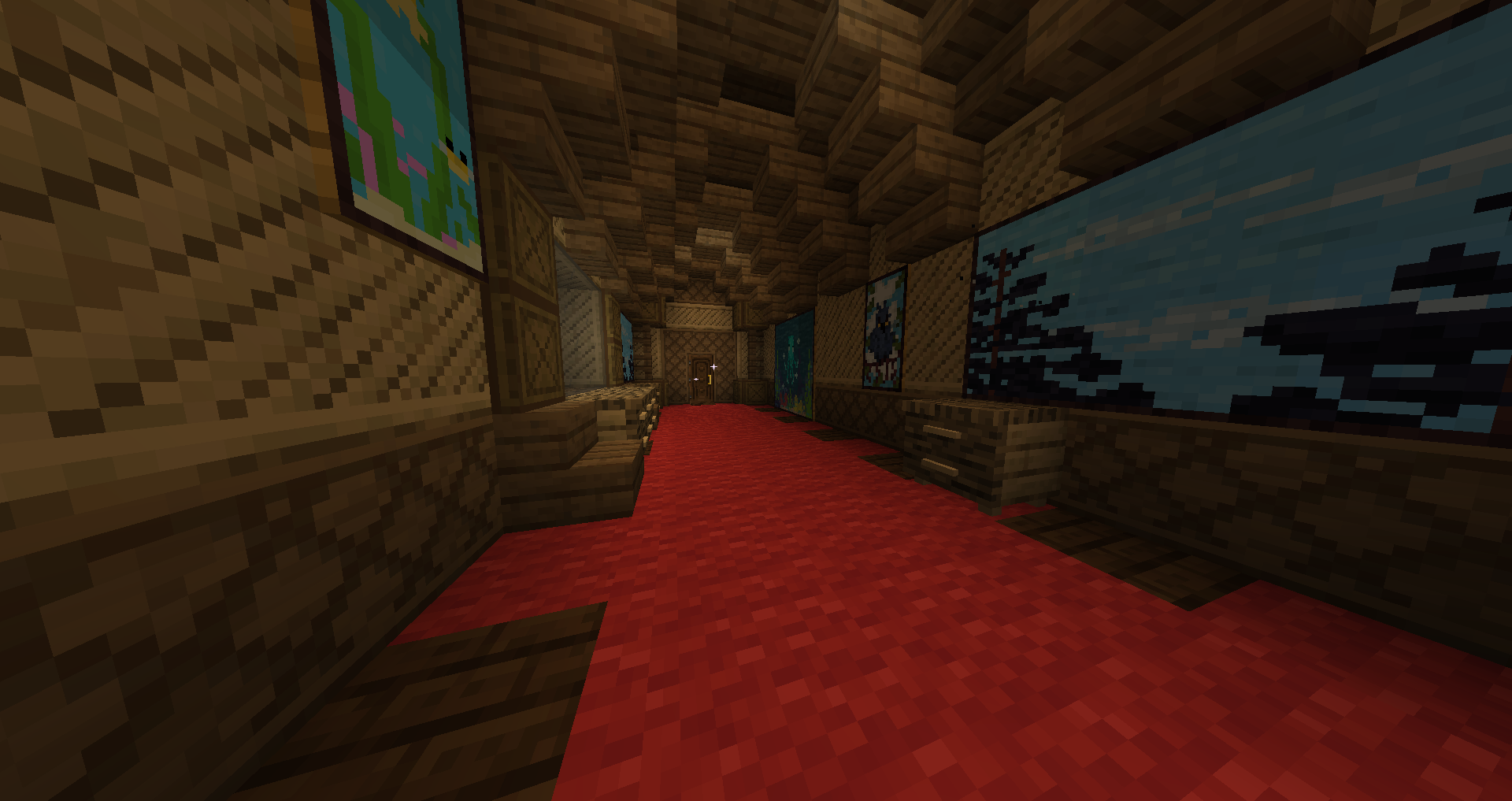 My third attempt to recreate "Doors" in minecraft with random room generator - here is room ...