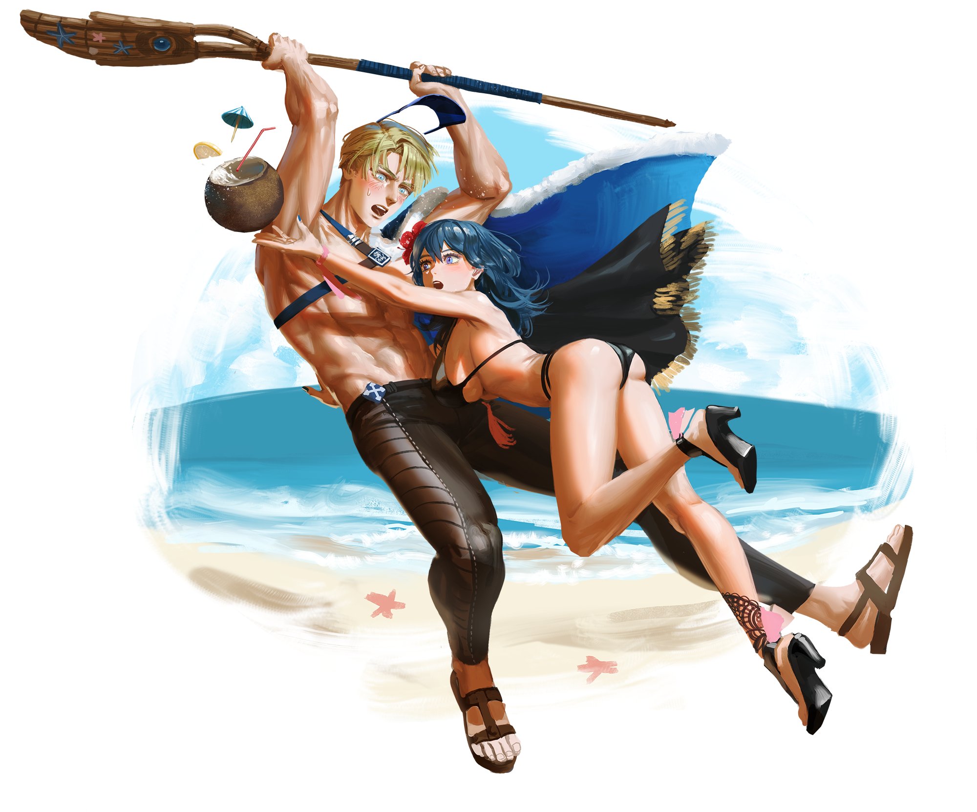 Bikini Byleth x Summer Dimitri kinda nsfw | Scrolller