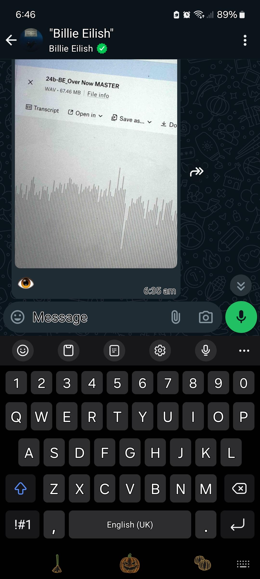 New WhatsApp message | Scrolller
