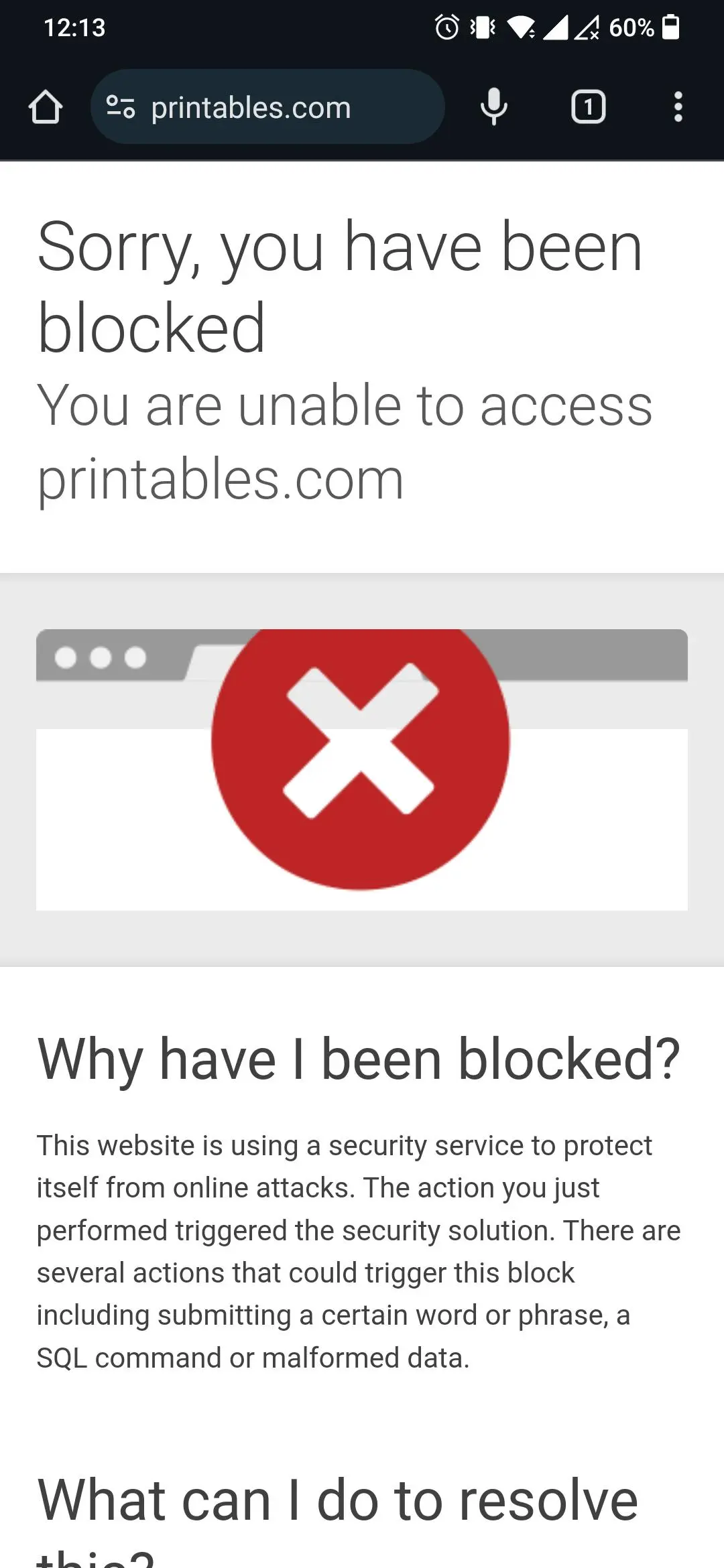 Blocked for no reason? | Scrolller