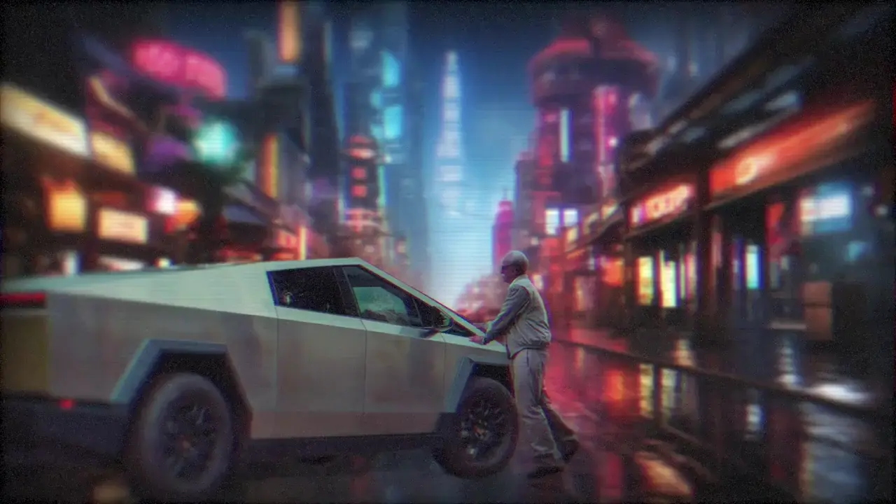 Blursed_cybertruck song | Scrolller