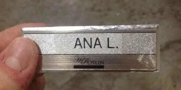 Blursed Name Tag | Scrolller