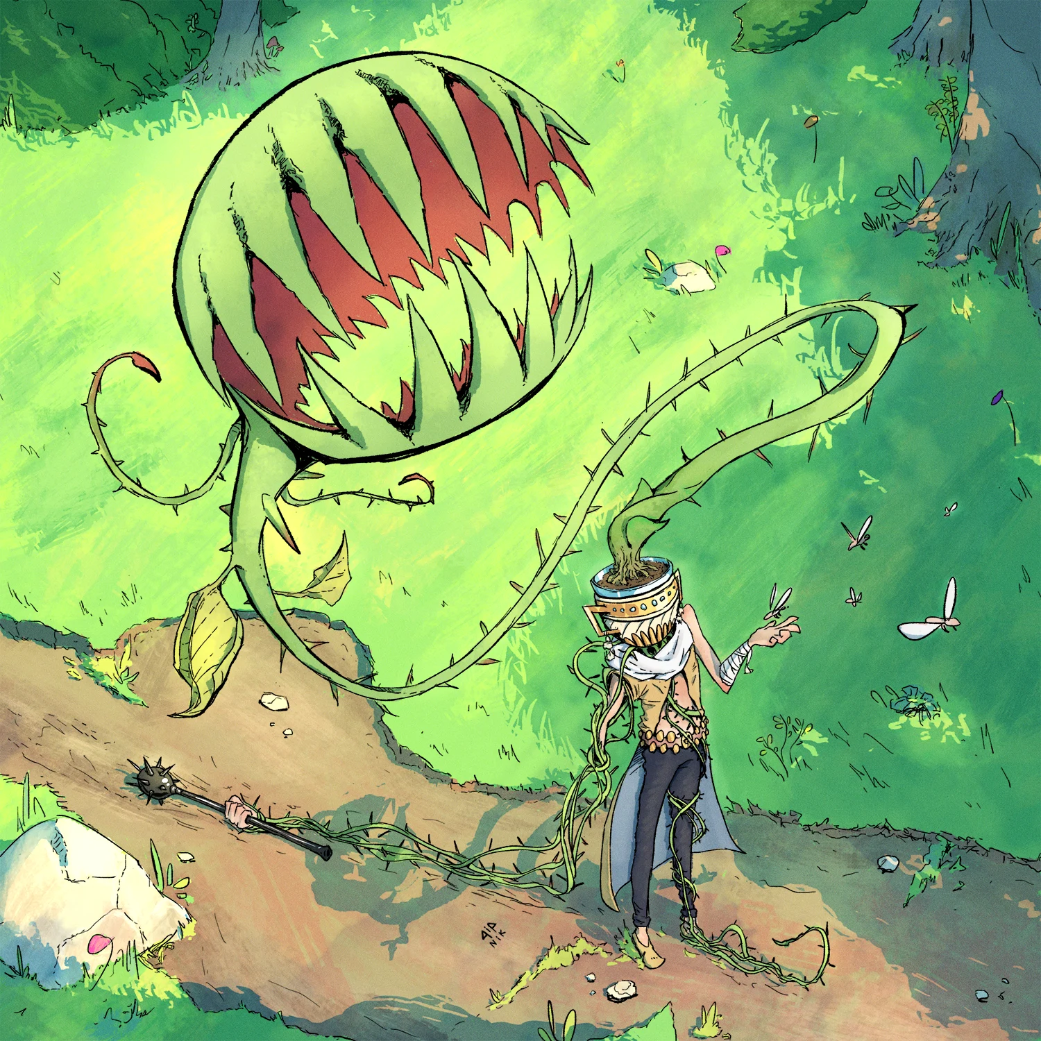 Bodysnatcher Plant, qipnik, Digital, 2024 | Scrolller