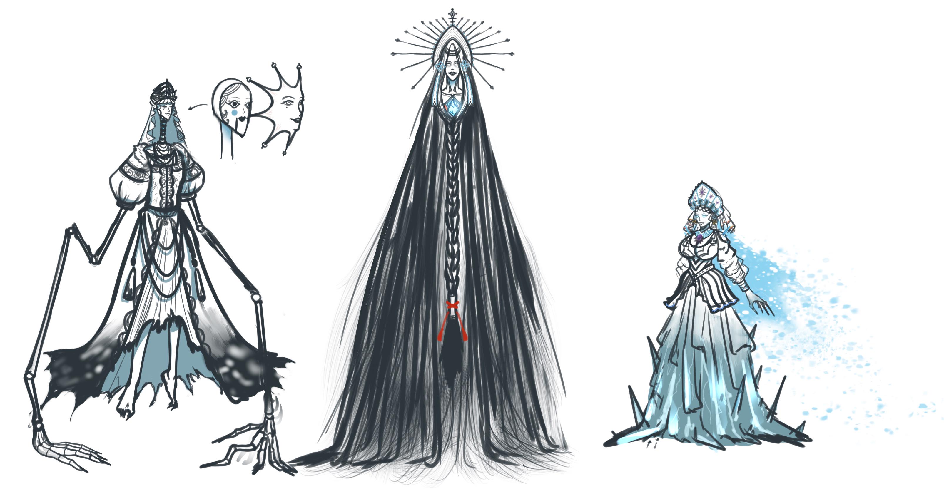 Brainstorming some redesigns for the Lover Clad in Raiment of Tears | Scrolller