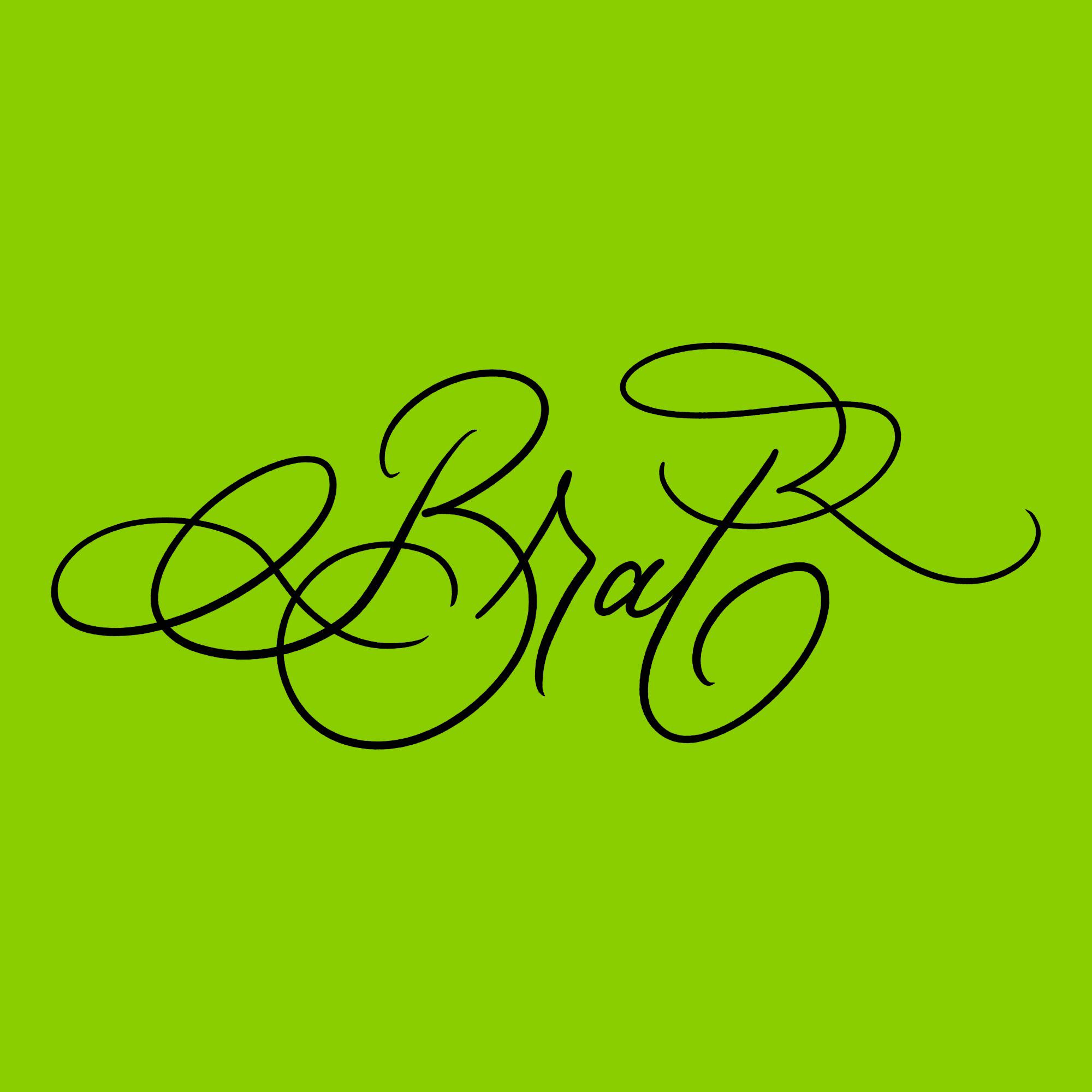 Brat but it’s modern calligraphy | Scrolller