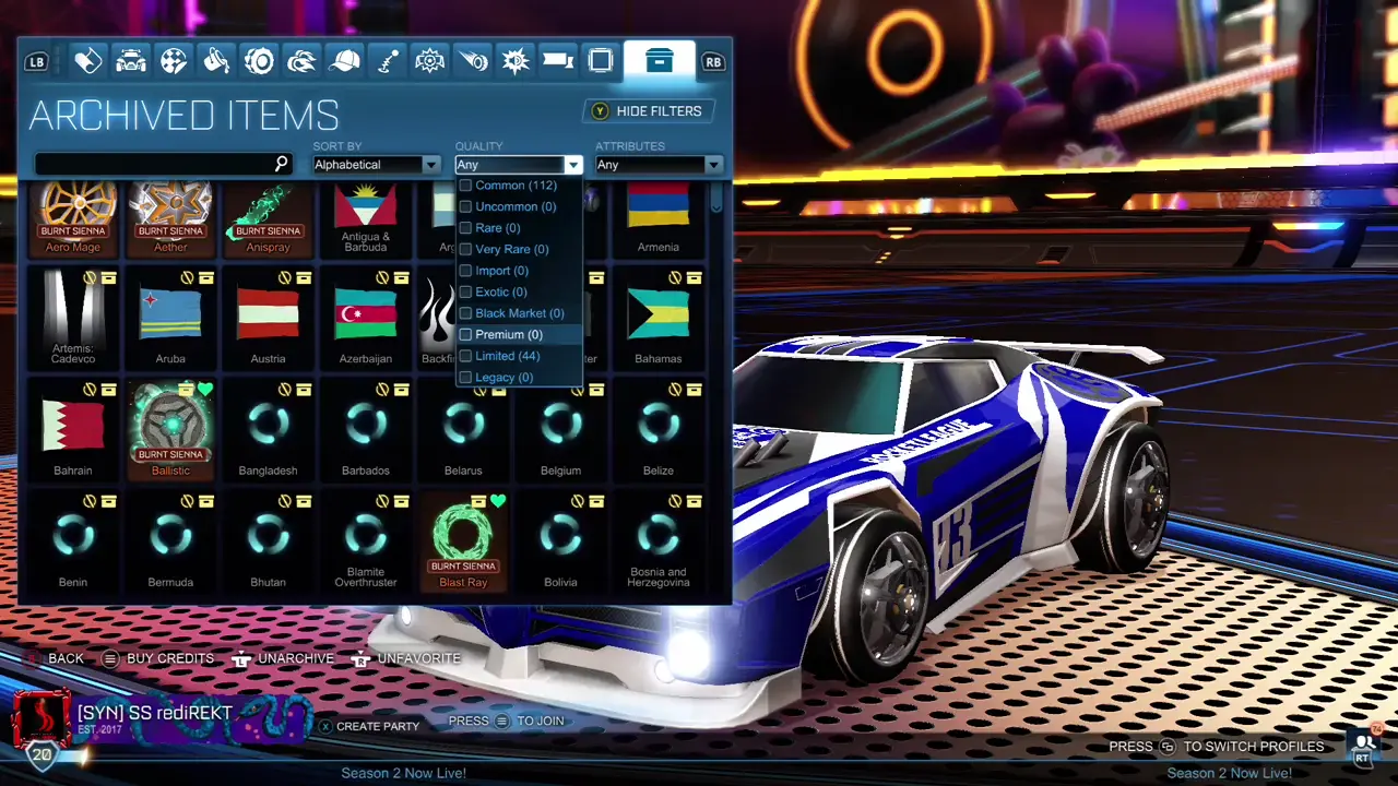 Bs Rlcs items finally up to date, this has been an insane set since the start lol | Scrolller