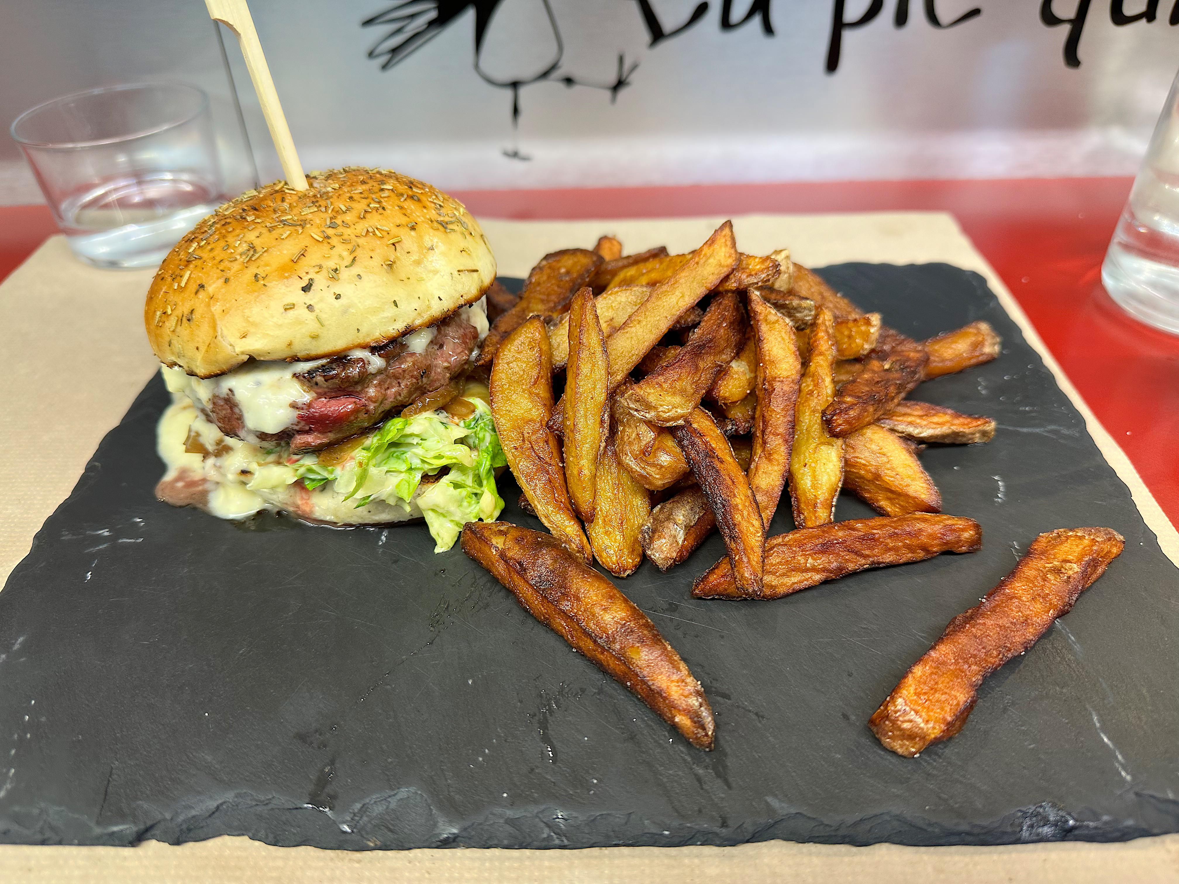 Burger with Abondance cheese | Scrolller