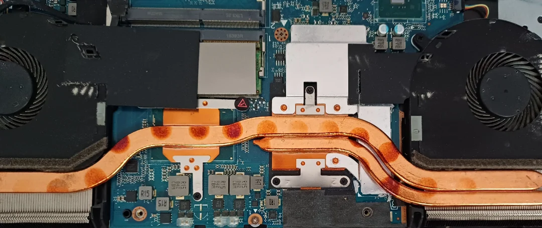 Burnt spots on the radiator | Scrolller