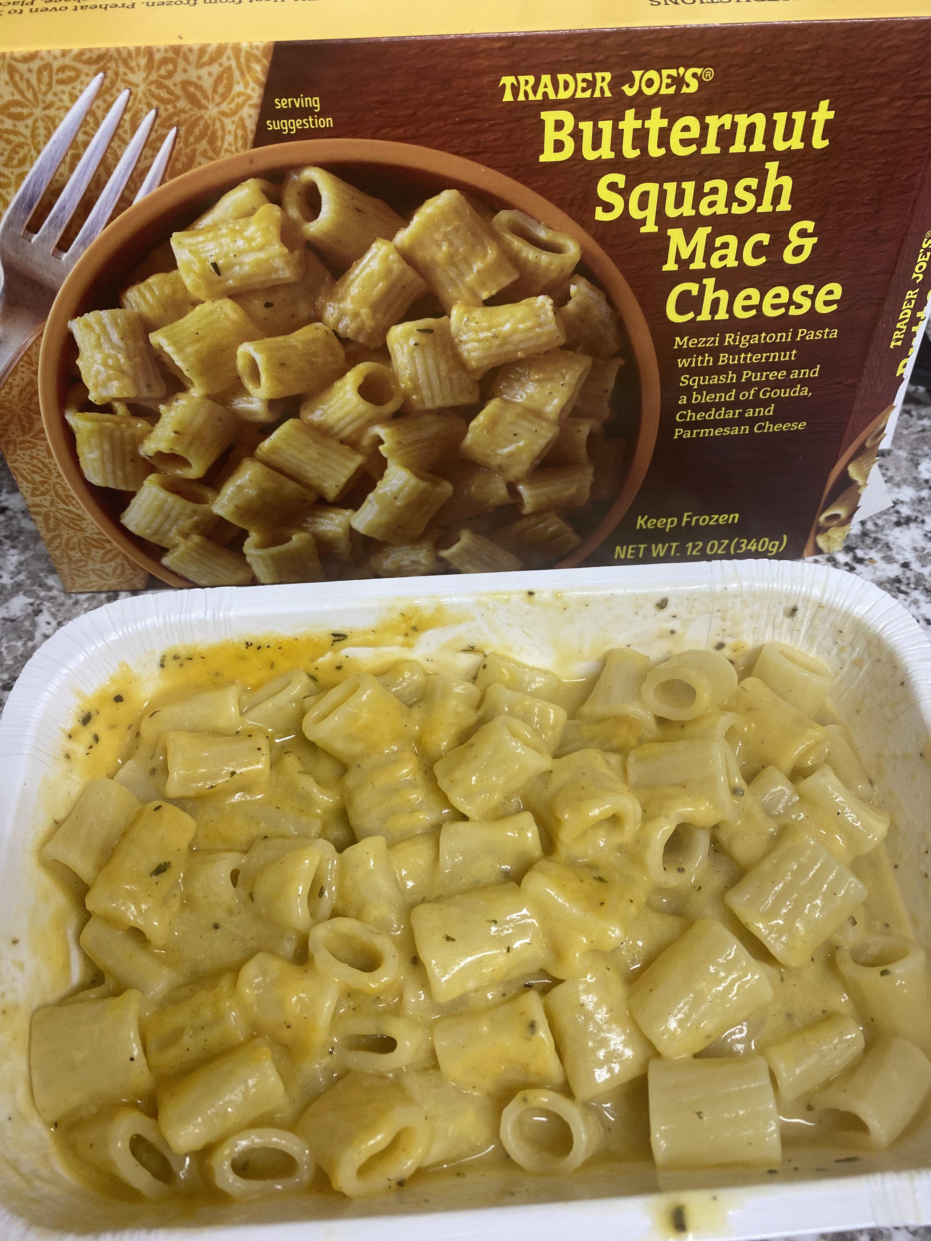 Butternut squash mac & cheese from Trader Joe’s | Scrolller