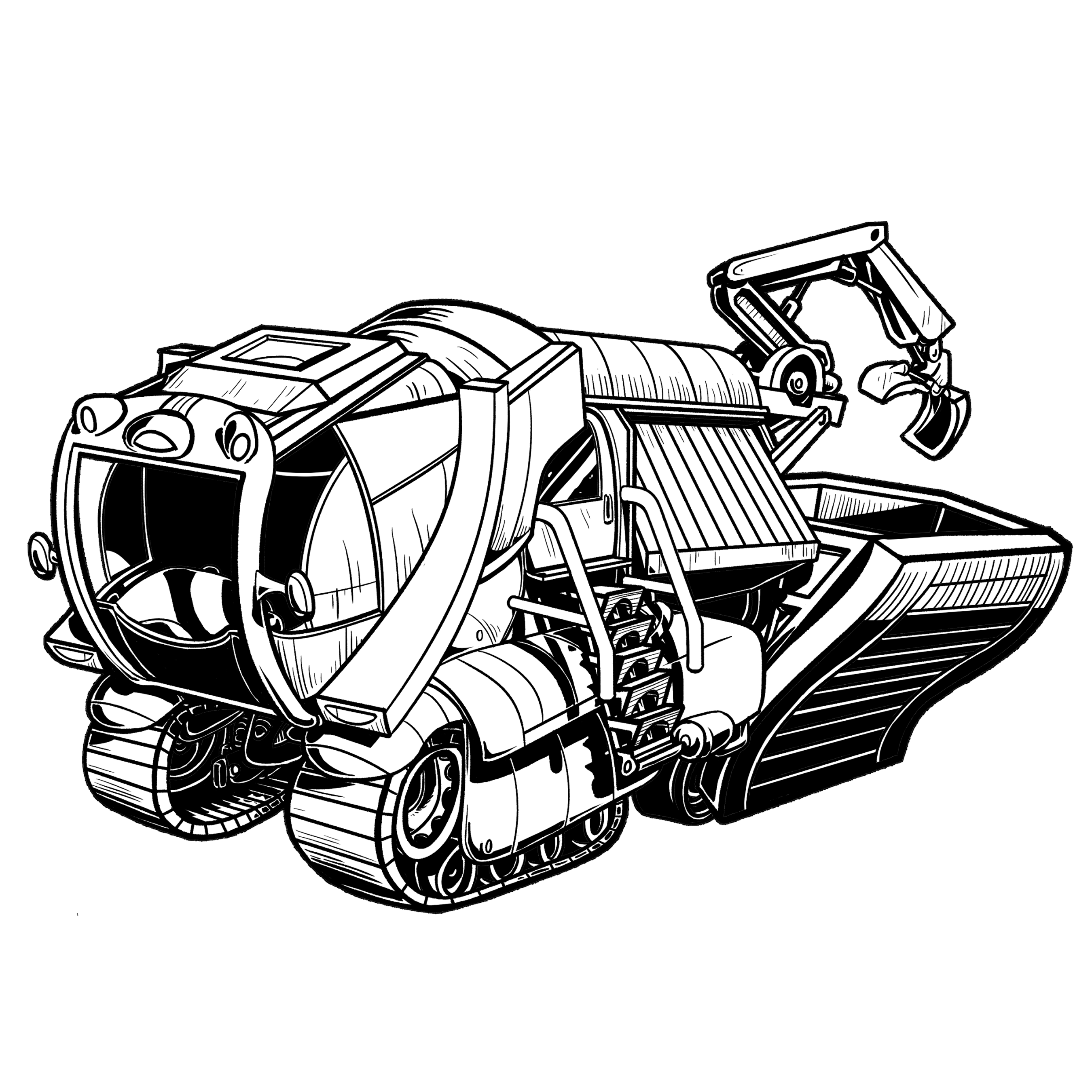 Land Vehicles from my ChangedStars Scifi setting | Scrolller