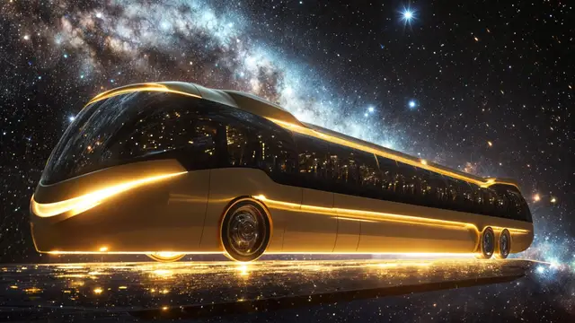Futuristic Space Bus [1920x1080] | Scrolller