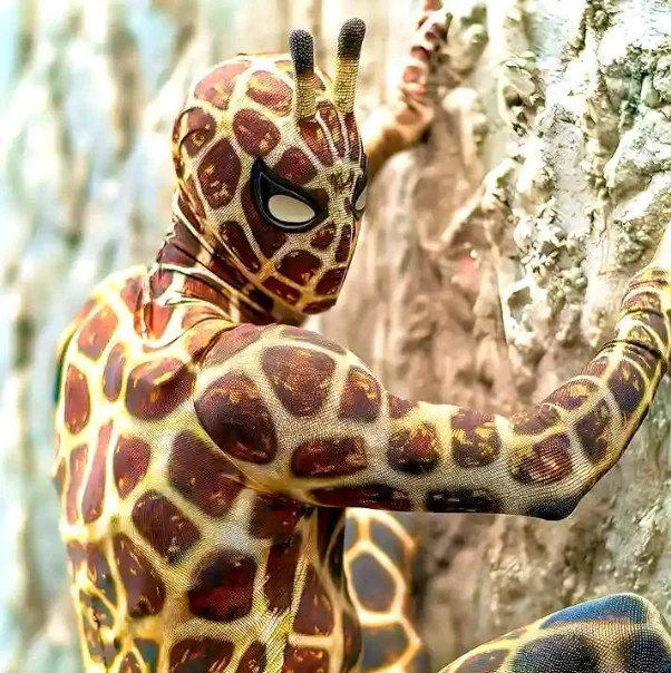 If Peter Parker was bitten by a radioactive giraffe he’d still be the coolest looking superhero ...