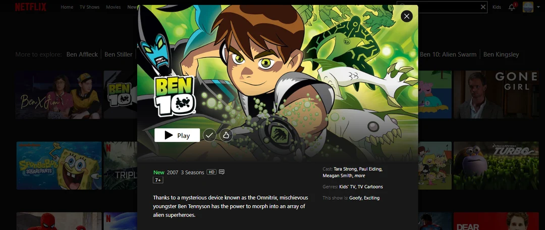 Classic Ben 10 is back on Netflix Philippines | Scrolller