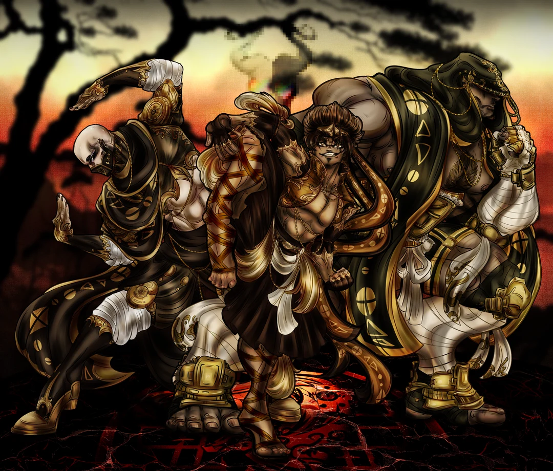 The Marvelous Lu Brothers - OC Art by JJTheBlackGoat | Scrolller