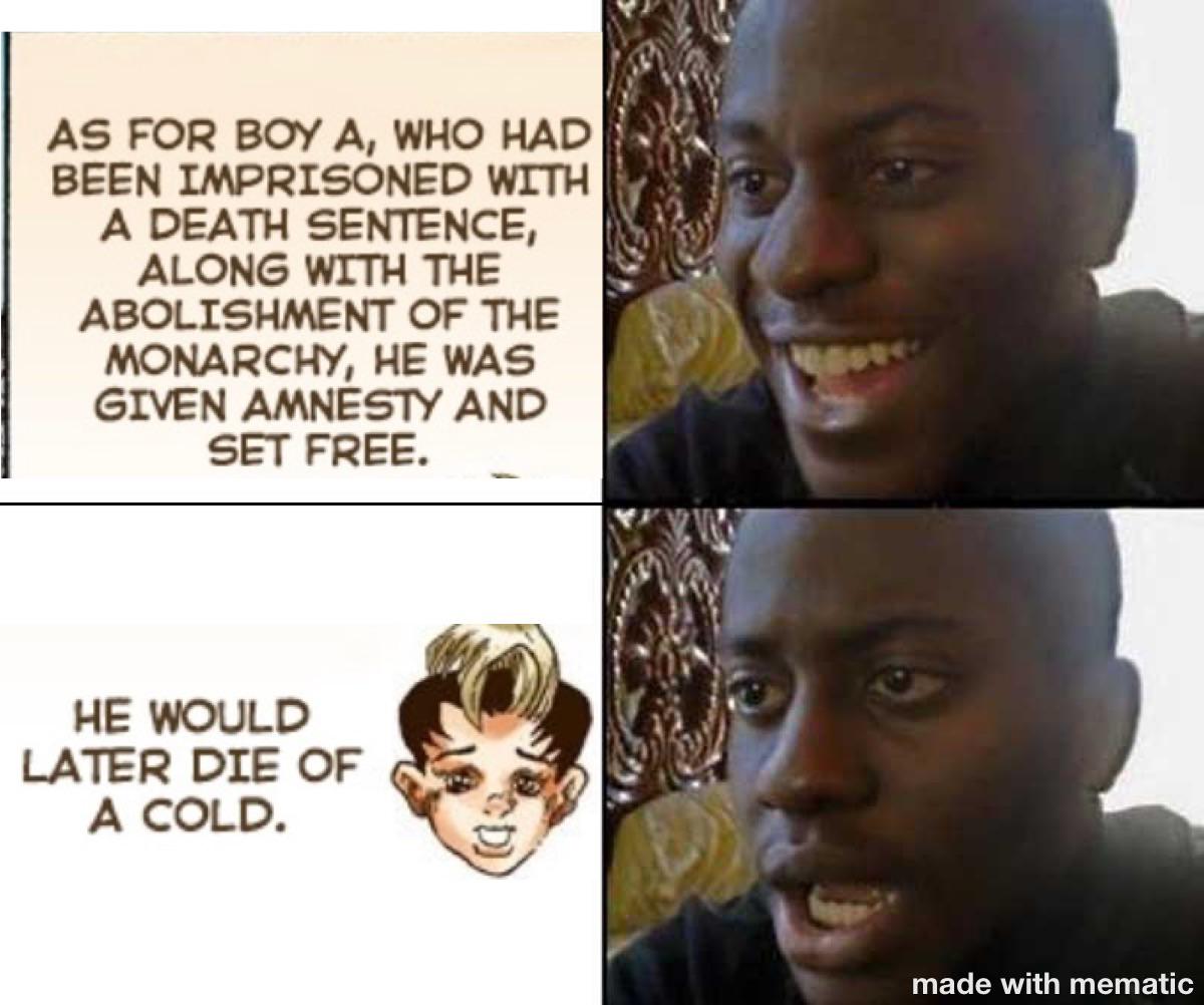 Just finished SBR what the hell Araki!? 😭 | Scrolller