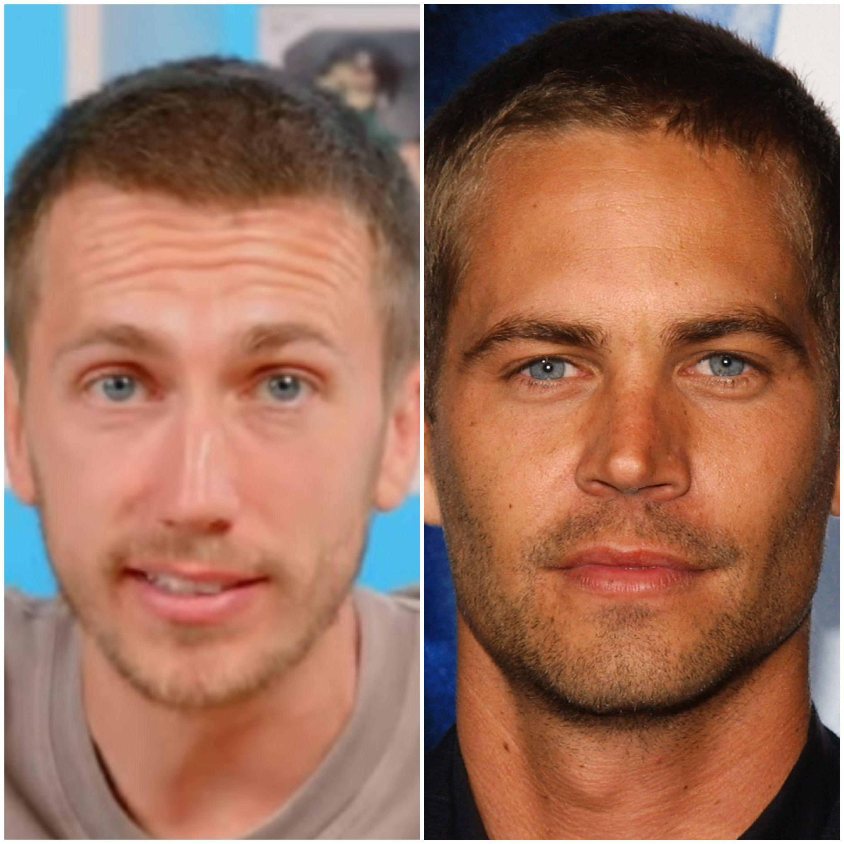 Why does simol low key look like paul walker? | Scrolller