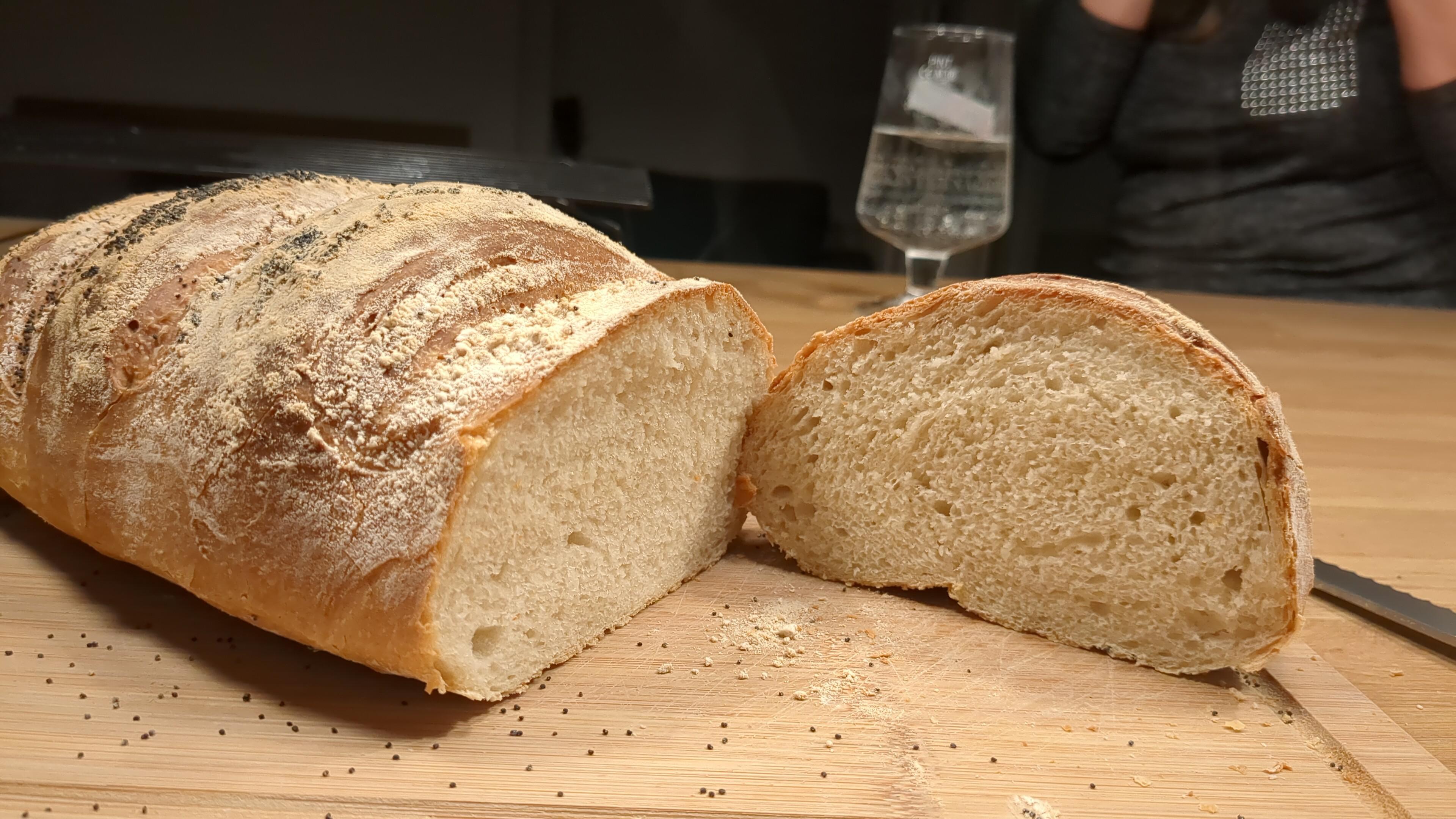 My first attempt at bread came out decently. | Scrolller