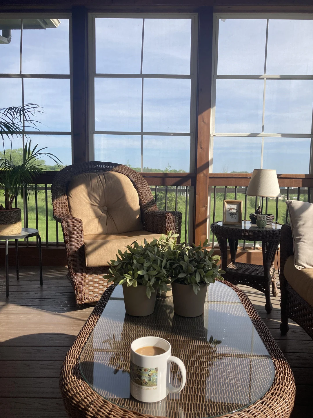 Morning coffee on the sun porch | Scrolller