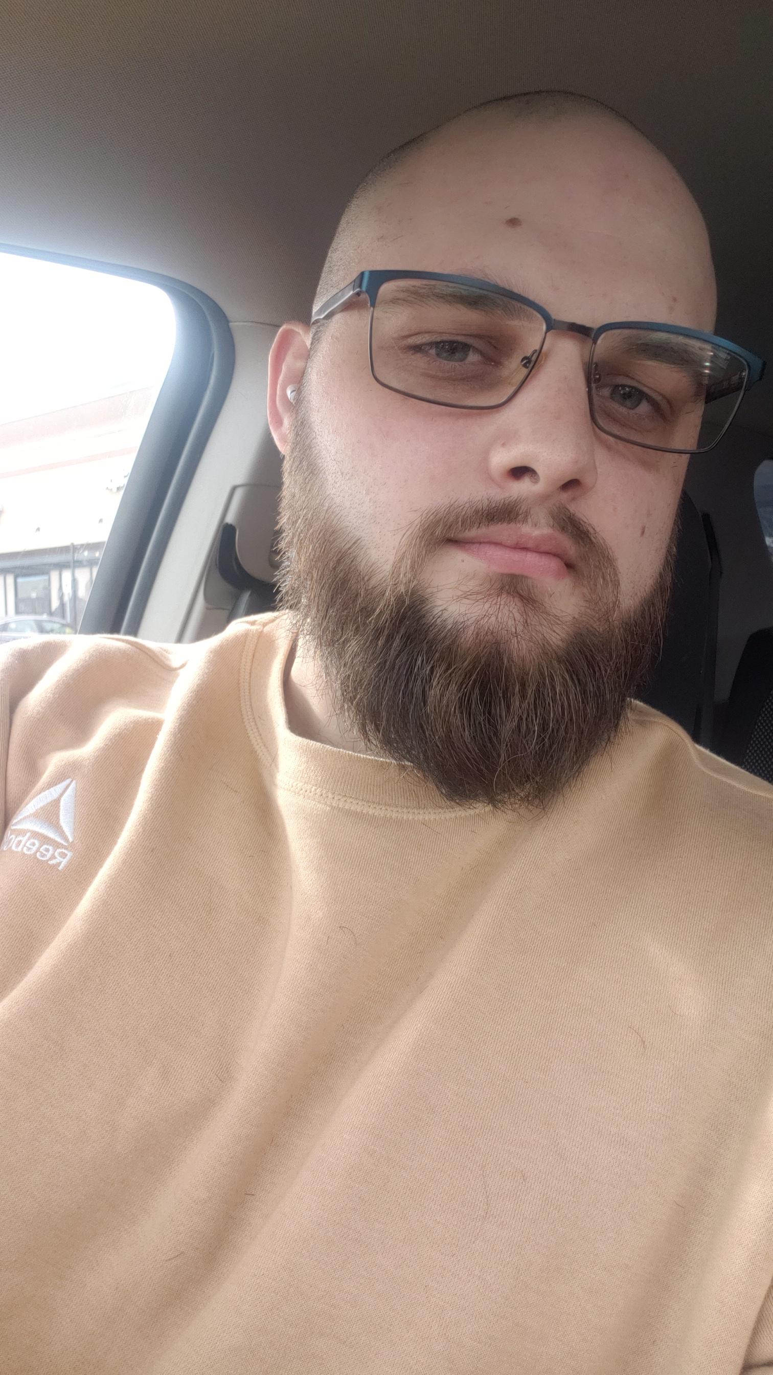 Committed to the head shave and beard | Scrolller