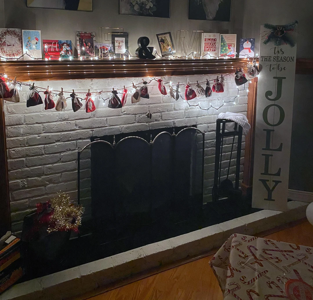 Fireplace in our formal dining area | Scrolller