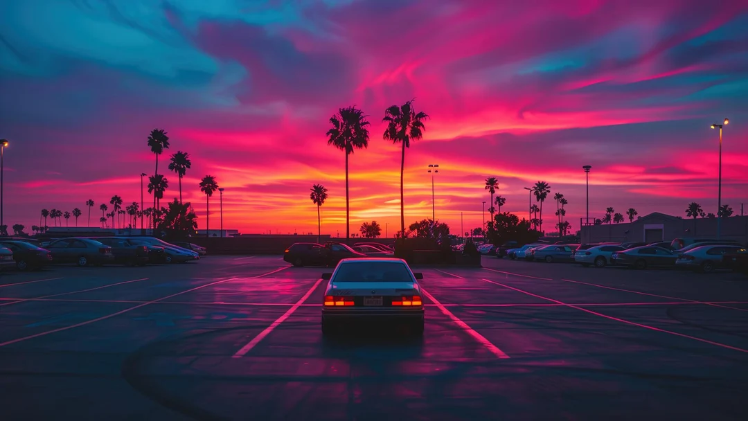 Sunset Views from the Sky Car Park [1920x1080] | Scrolller