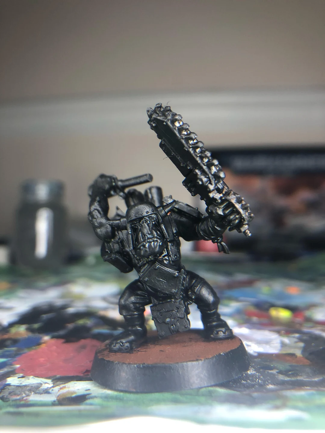 Primed/ base coated bad moon kitbash | Scrolller