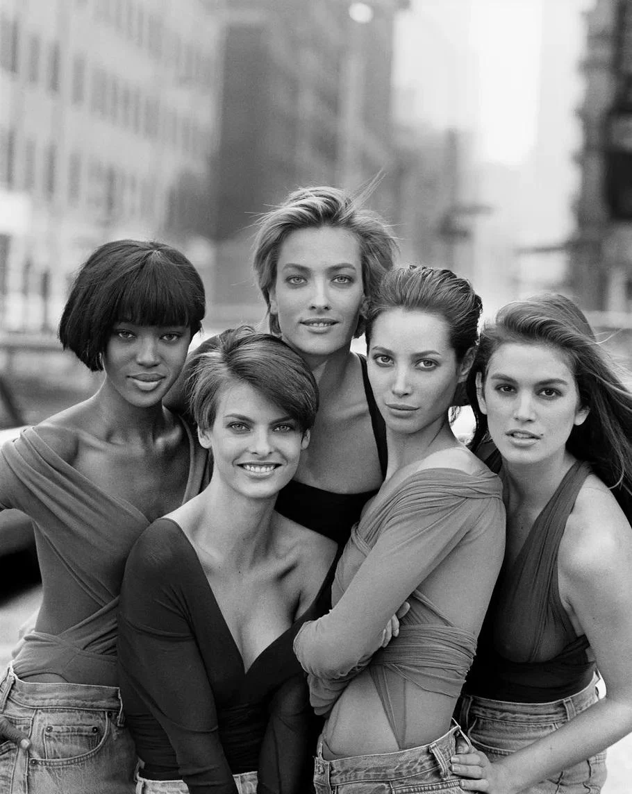 90s supermodels in New York, 1990. | Scrolller