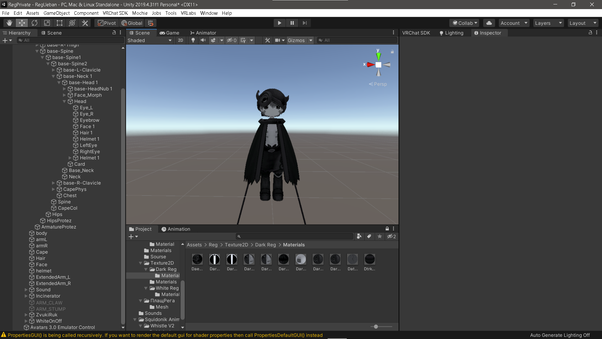 Dark Reg In my VRCHat Avatar | Scrolller
