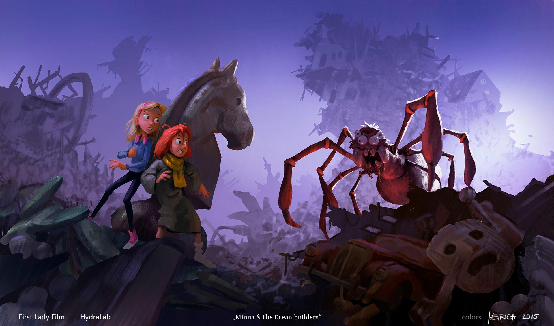 Minna & the Dreambuilders by artists Jakob Eirich and Kim Hagen | Scrolller