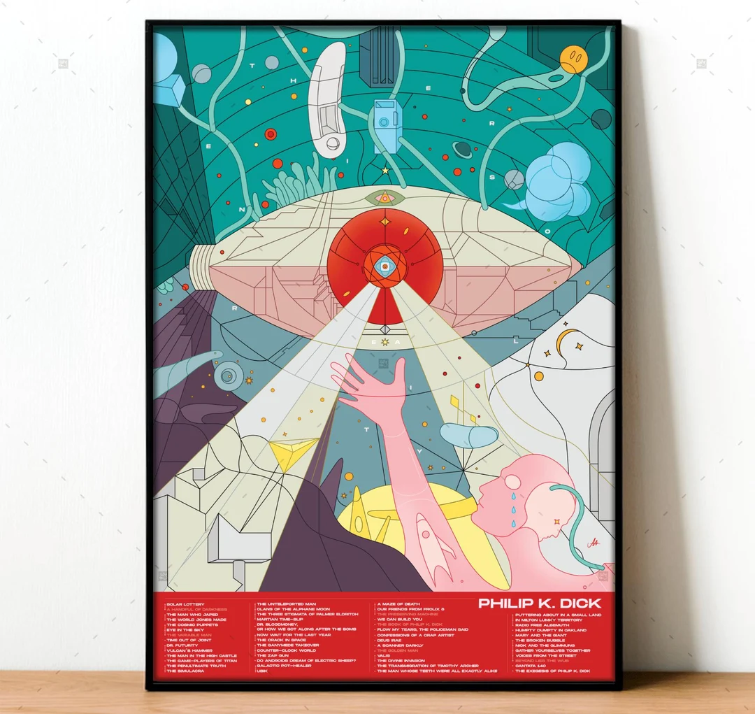 The realities of Philip K. Dick, me, Affinity Designer, 2022 | Scrolller