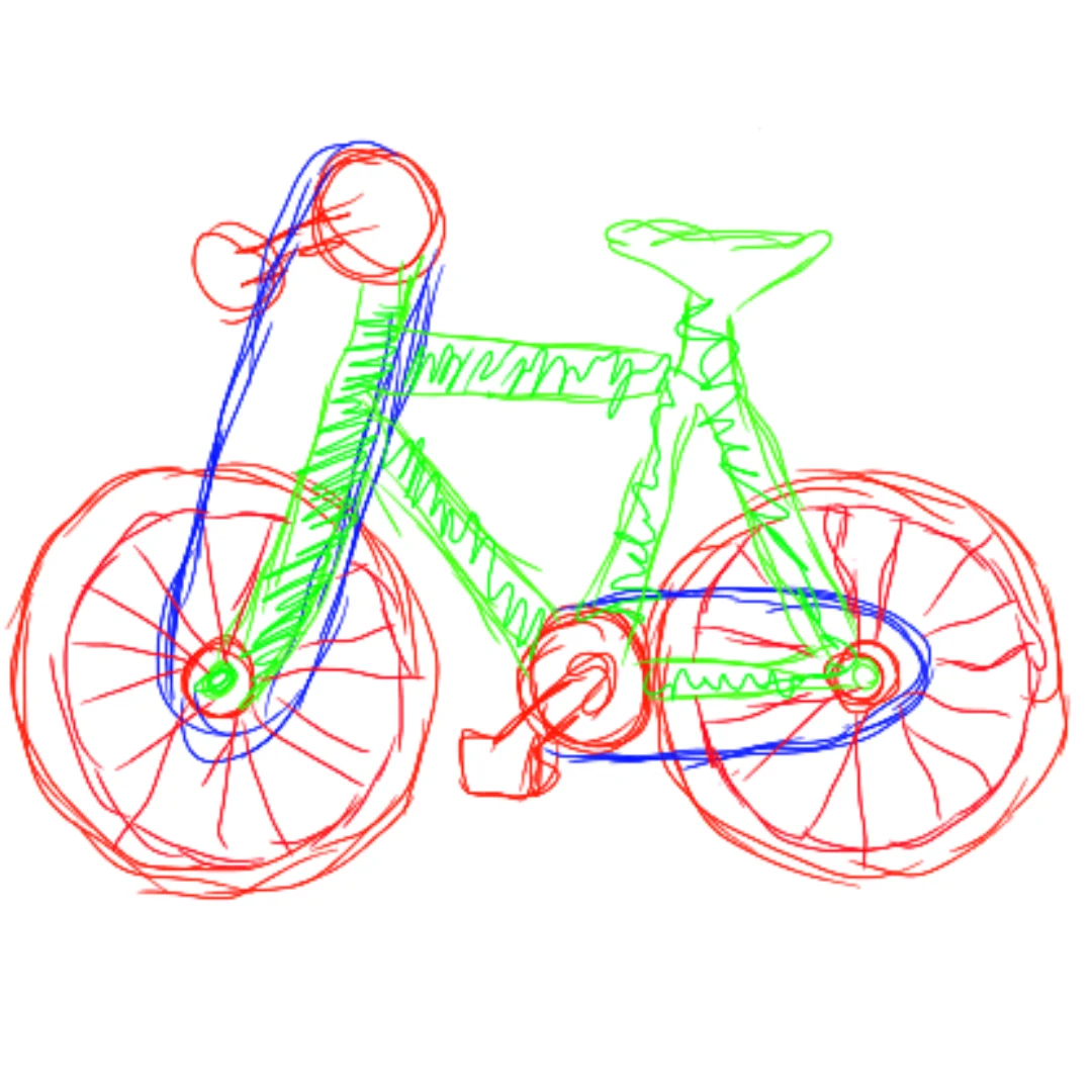 Were there any bikes that followed this concept I drew? | Scrolller