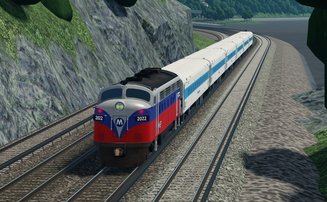 Metro-North Commuter Railroad FL-9 Shoves a SB Consist near Scarborough, NY | Scrolller